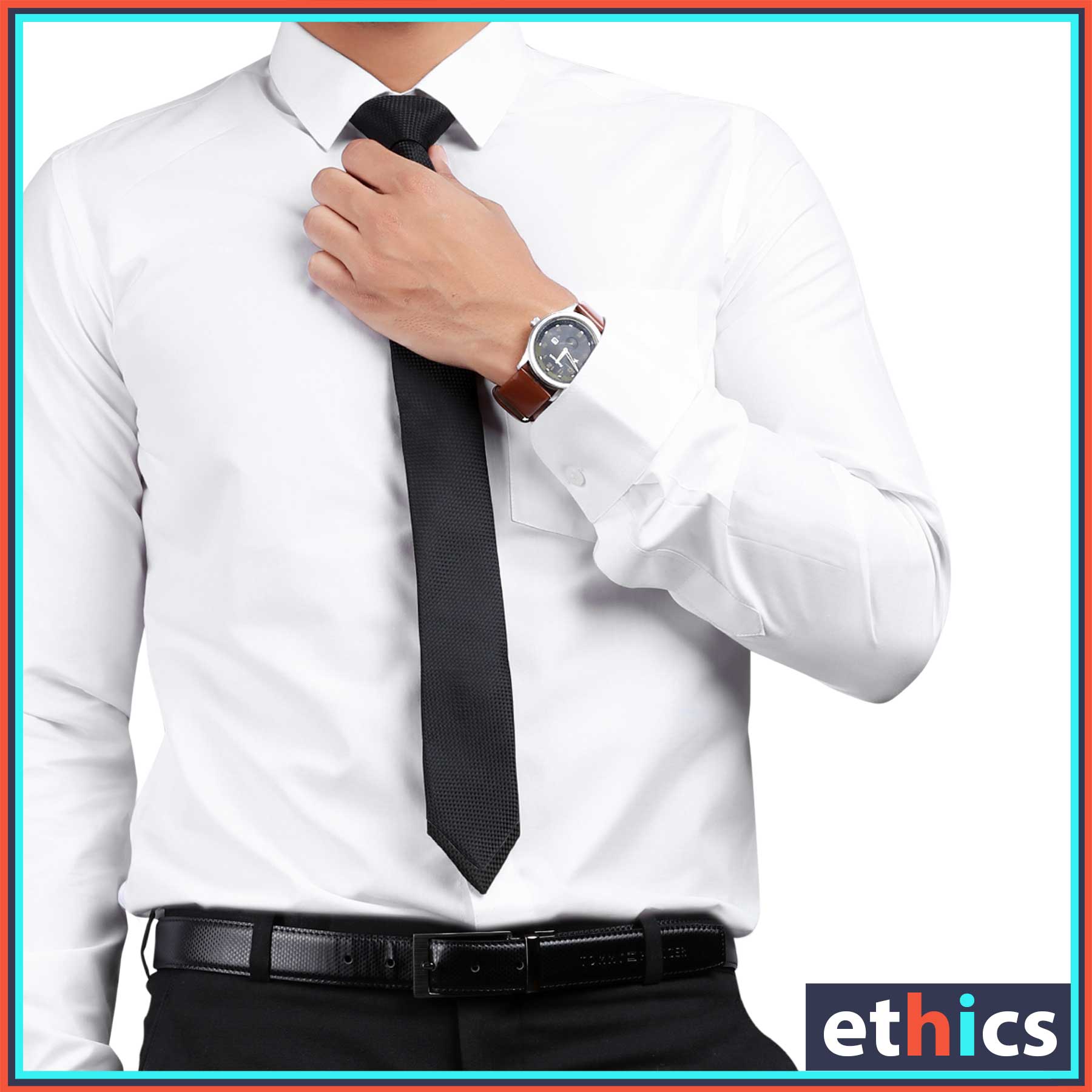 White Men's Formal Readymade Uniform Shirt For Office Staff– Uniform Sarees